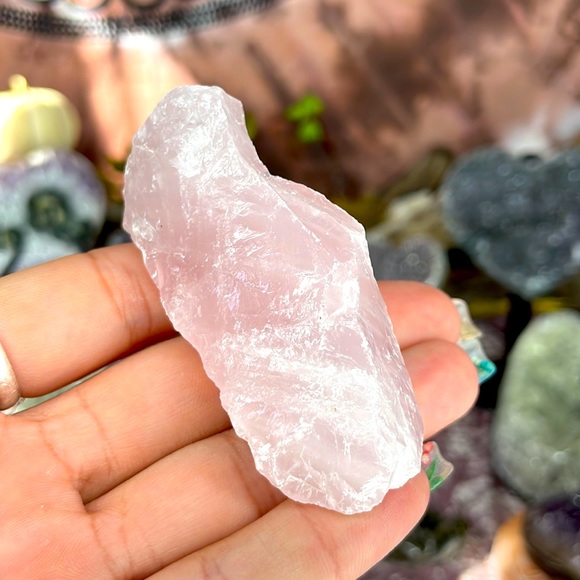 Jewelry | Raw Rose Quartz Chunk | Poshmark